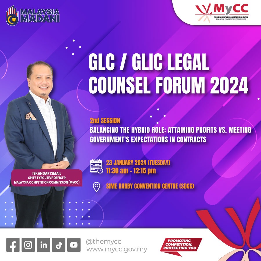 GLC / GLIC Legal Counsel Forum 2024 | Malaysia Competition Commission (MyCC)